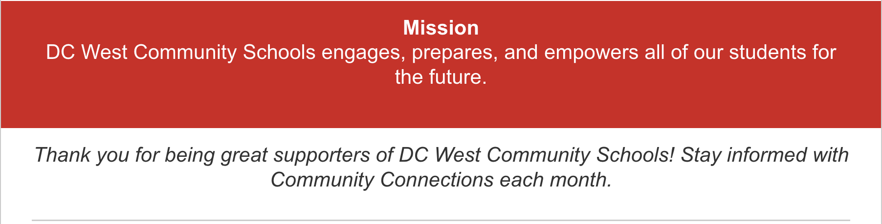 DC West Community Schools